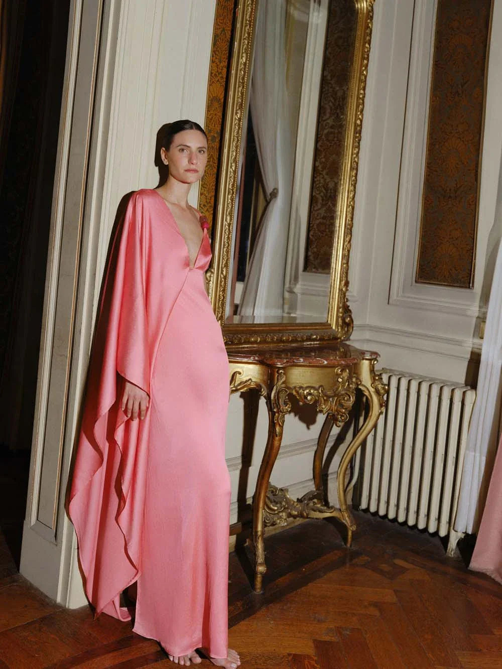 Bamba Maxi Dress Red in Satin - Spring Summer 25 – INTERNATIONAL BAOBAB