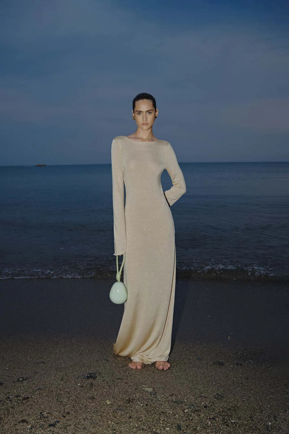 Musa Maxi Dress in Beige - Resort 25 – BAOBAB INT