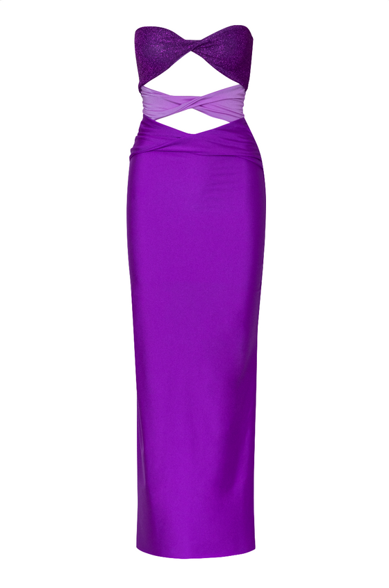 Ola Maxi Dress in Purple - Spring Summer 23 – INTERNATIONAL BAOBAB